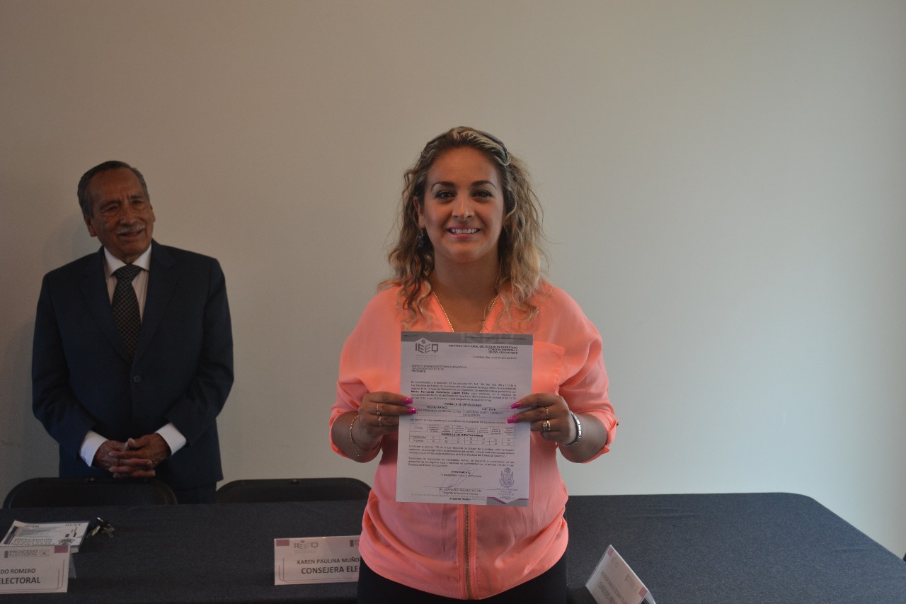 SE REGISTRA ESTEFANÍA LÓPEZ FÉLIX ANTE EL IEEQ - Reqronexion ...