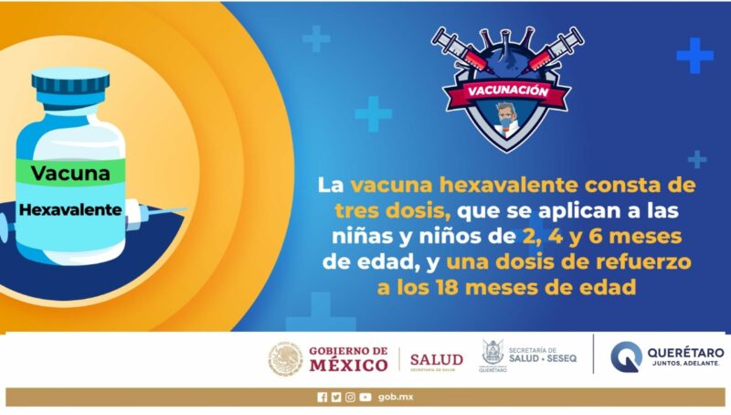 Inicia SESA Campaña Vacunación con hexavalente para niñas y niños ...