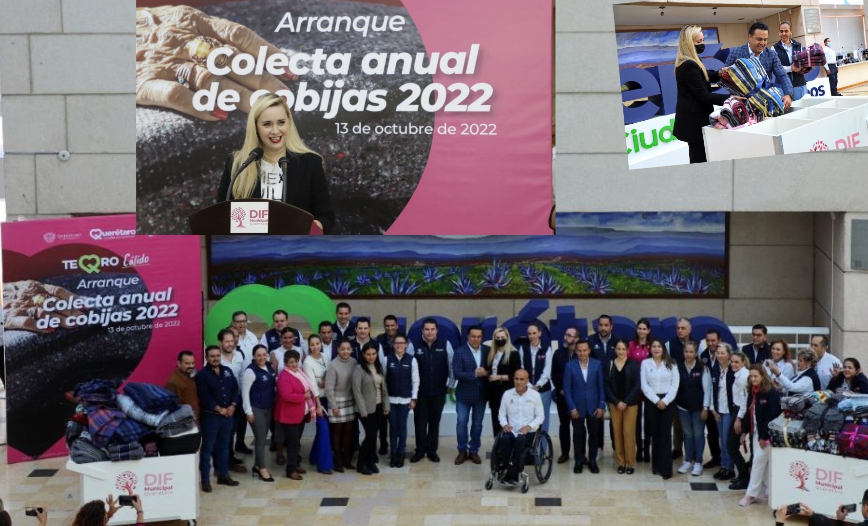 Inicia la colecta de cobijas “TeQro Cálido 2022” del Municipio de Querétaro - Reqronexion ...