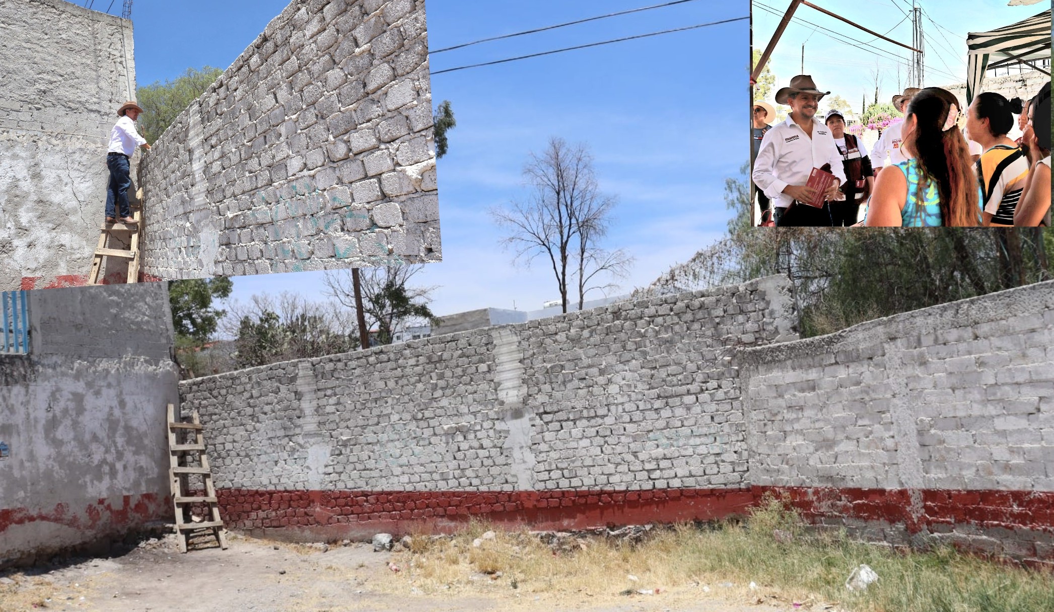 MURO COLOCADO EN ACEQUIA BLANCA, Y QUE INCOMUNICA A LA COMUNIDAD, ES ...