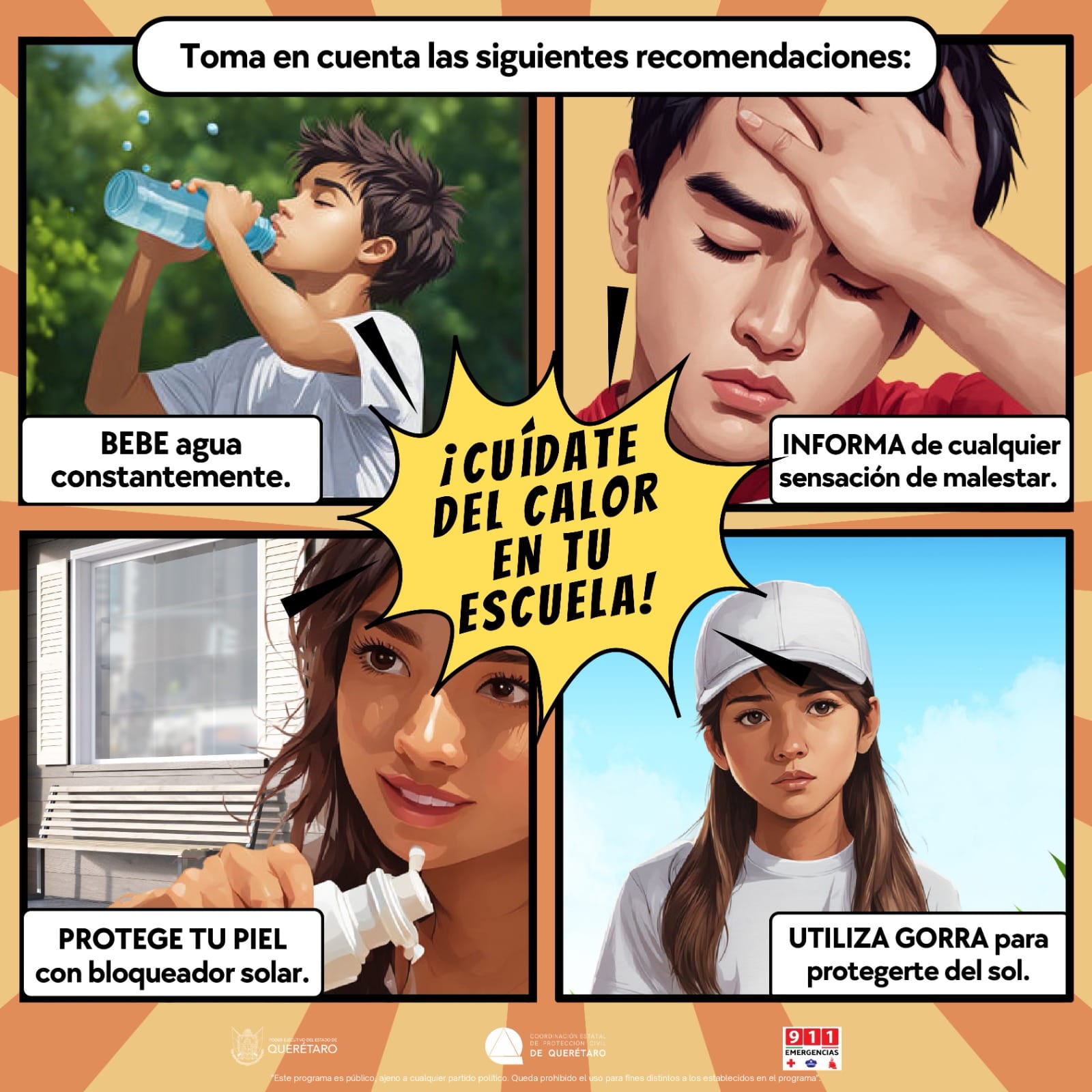 Otorgan material informativo a escuelas ante ola de calor en Querétaro - Reqronexion ...