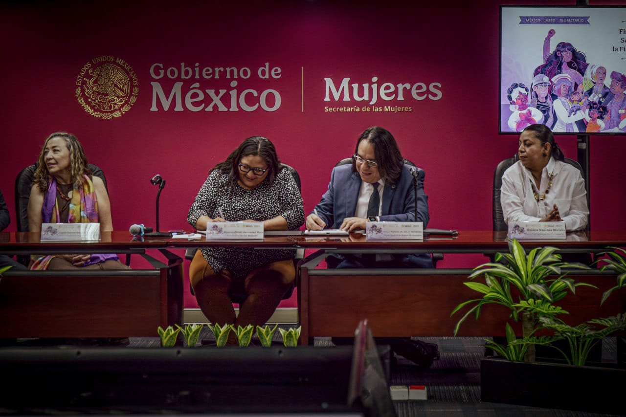 FGEQ firma convenio nacional con la Secretaría de las Mujeres, sobre atención con perspectiva de ...