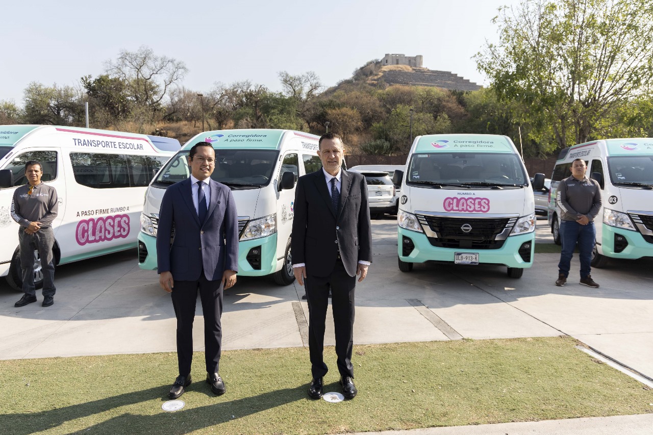 Chepe Guerrero y Mauricio Kuri lanzan programa de Transporte Escolar Gratuito en Corregidora ...