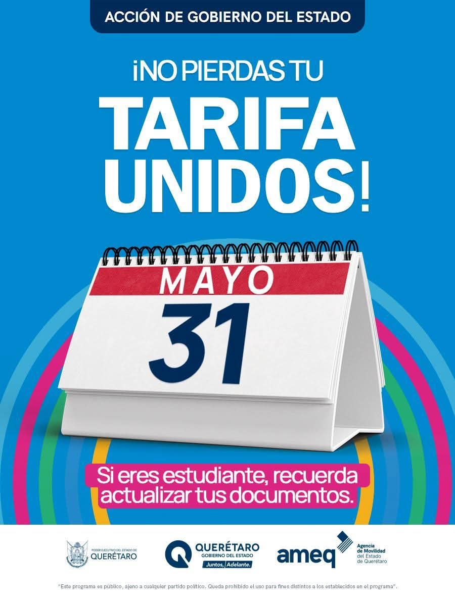 Estudiantes tienen hasta el 31 de mayo para refrendar la Tarifa UniDos ...